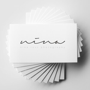 Modern Script Premade Logo Design, Writing Logo Design, Signature ...