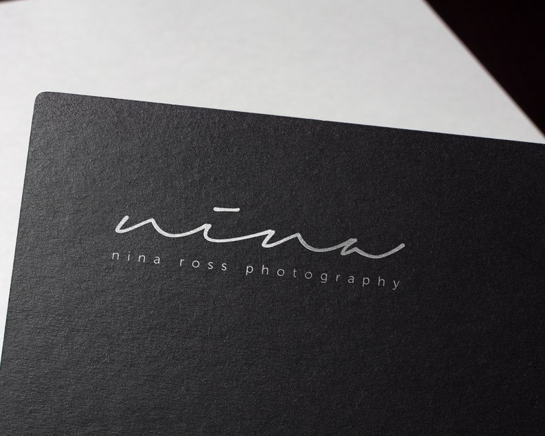 Modern Script Premade Logo Design Writing Logo Design | Etsy