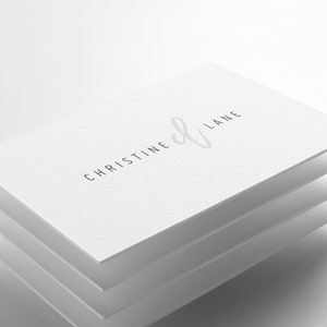 Signature Initials Logo Design, Premade Simple Logo, Handwritten ...