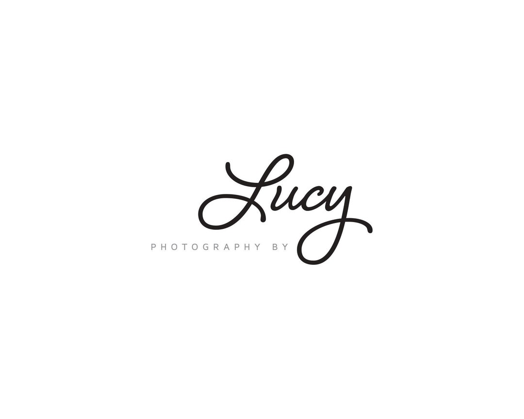 Text Only Logo Calligraphy Logo Design Premade Logo Watermark Logo ...