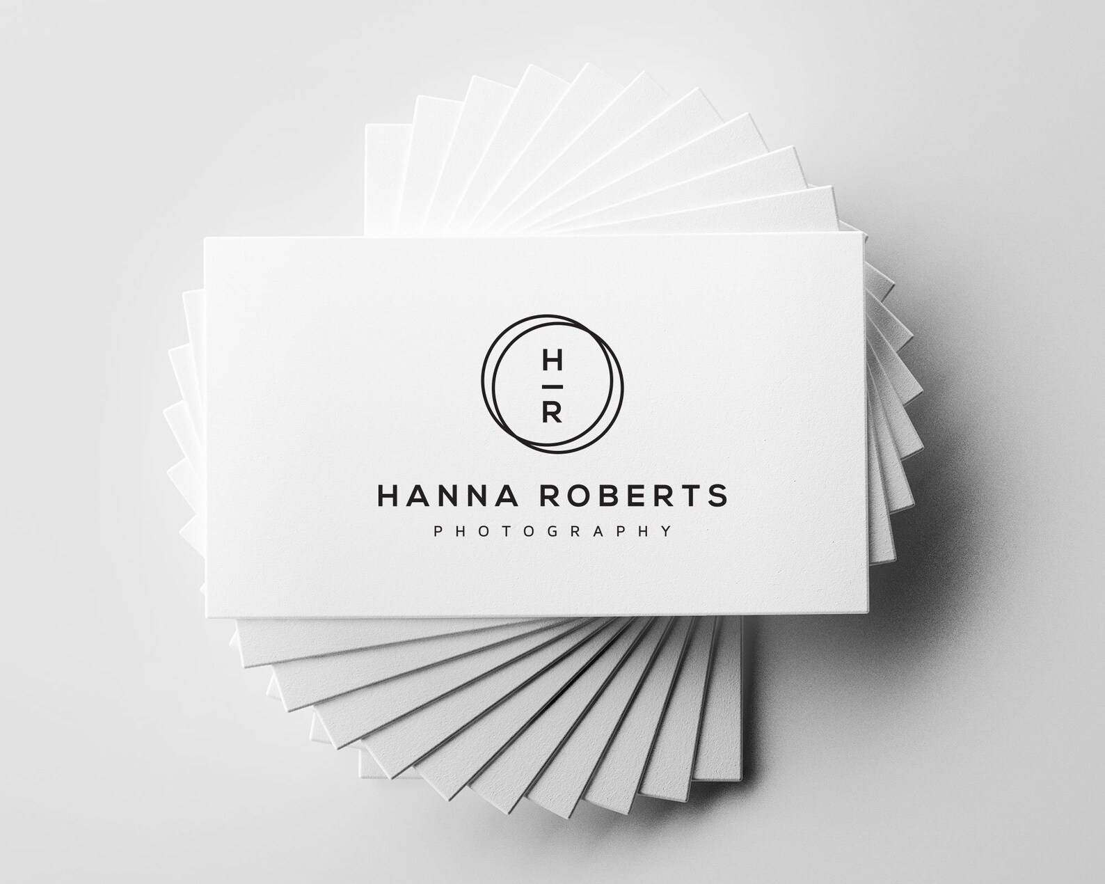 Modern Circle Logo,logo for Photography, Circle Watermark Logo, Premade ...