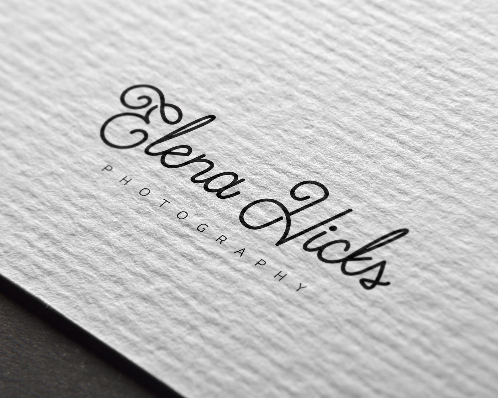 Modern Watermark Logo Text Only Calligraphy Logo Design | Etsy