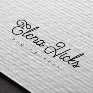 Modern Watermark Logo Text Only Calligraphy Logo Design - Etsy