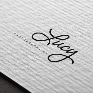 Text Only Logo Calligraphy Logo Design Premade Logo Watermark - Etsy