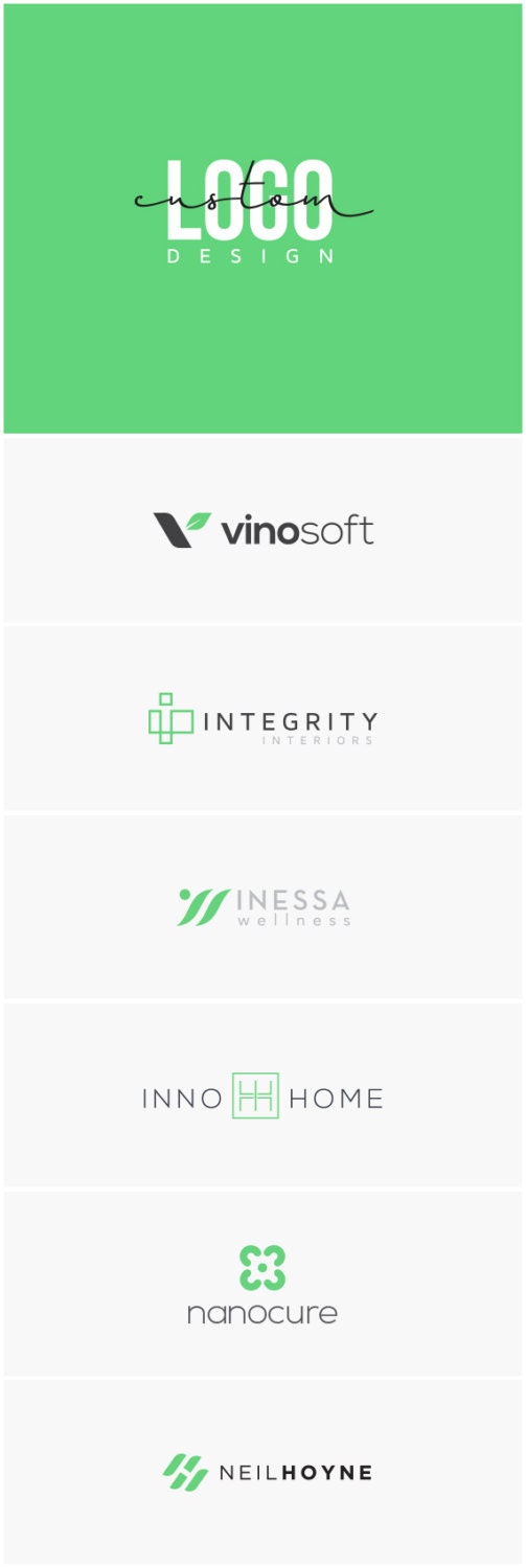 Custom Logo Design Custom Logo Design Package Logo Branding | Etsy