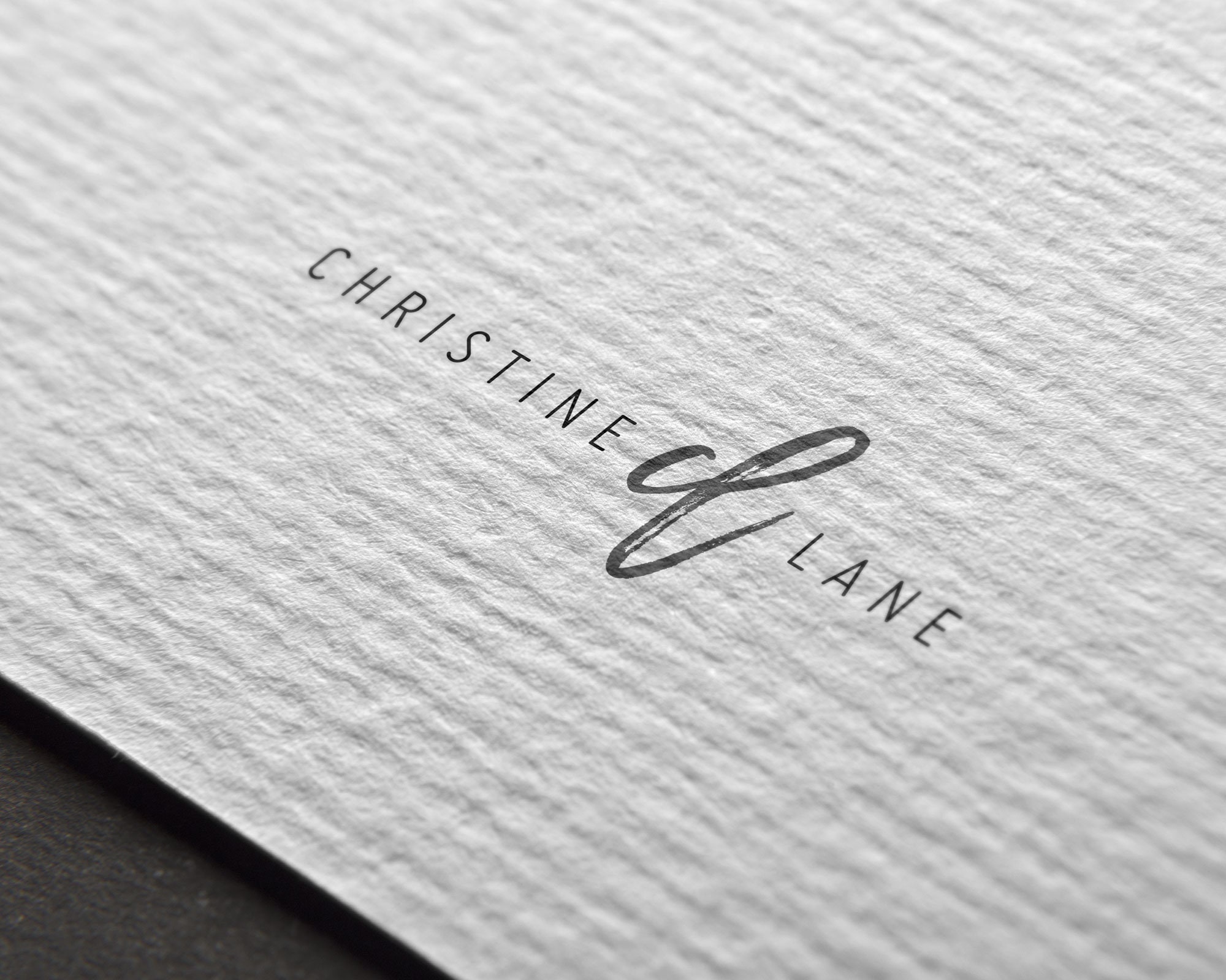 Signature Initials Logo Design Premade Simple Logo | Etsy