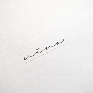 Modern Script Premade Logo Design, Writing Logo Design, Signature ...