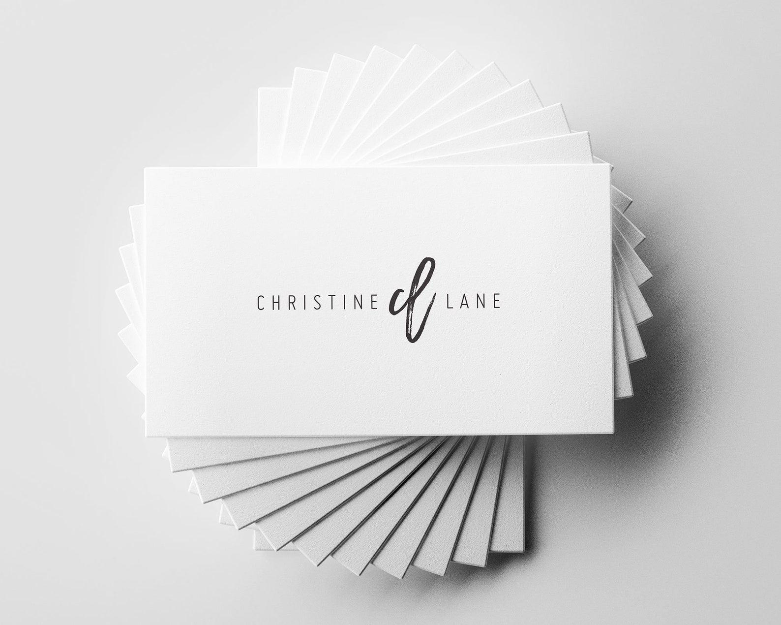 Signature Initials Logo Design Premade Simple Logo | Etsy