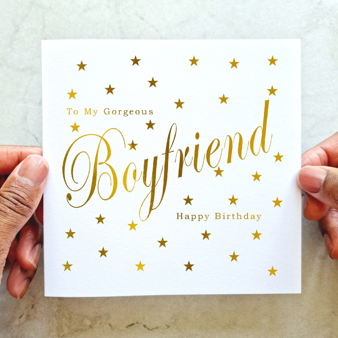 Boyfriend Birthday Card - Boyfriend Card - Birthday Card for Boyfriend ...