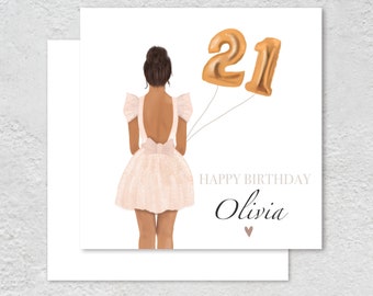 Twenty First Birthday Card - Etsy