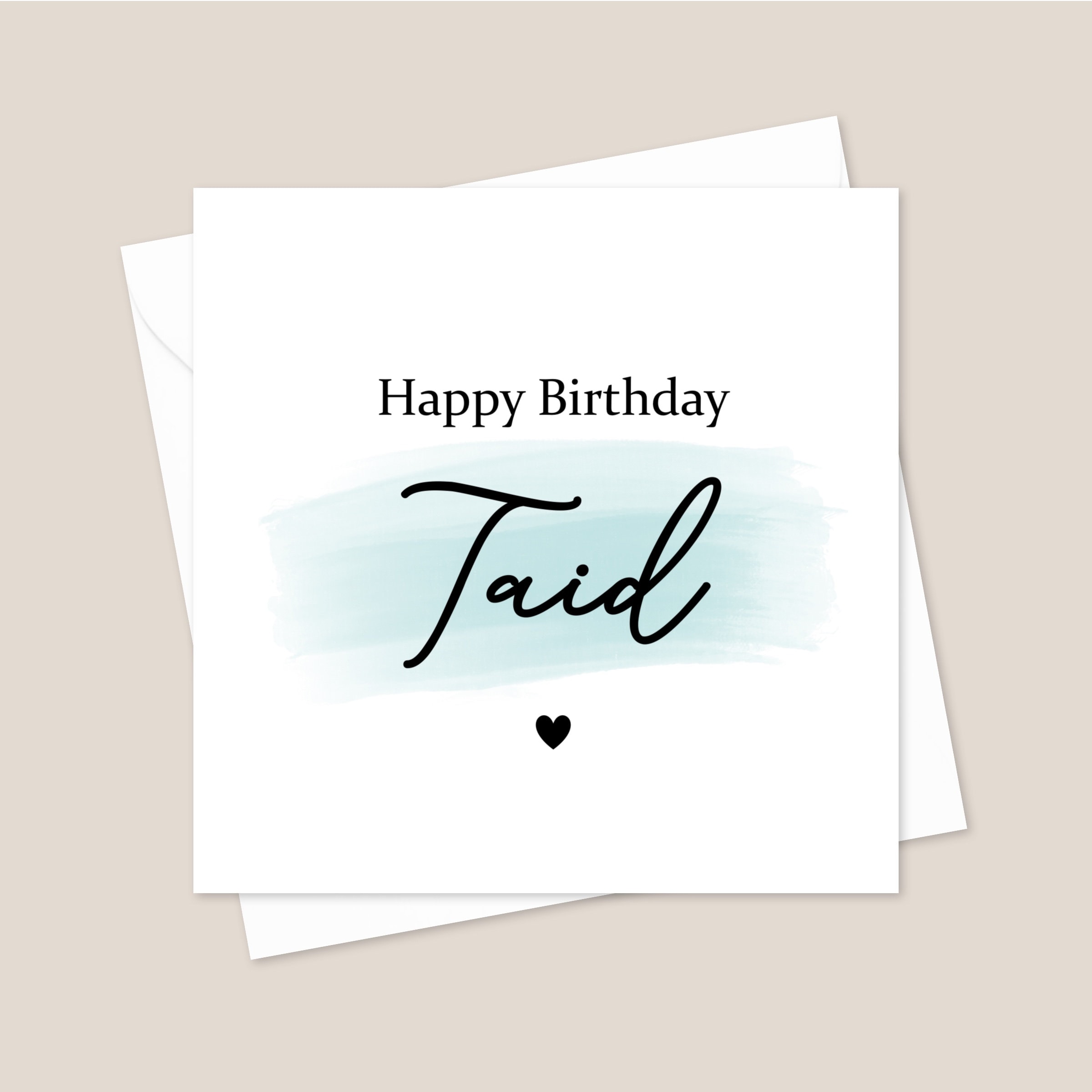 Taid Poem Printed Birthday Card Birthday Card for Taid - Etsy