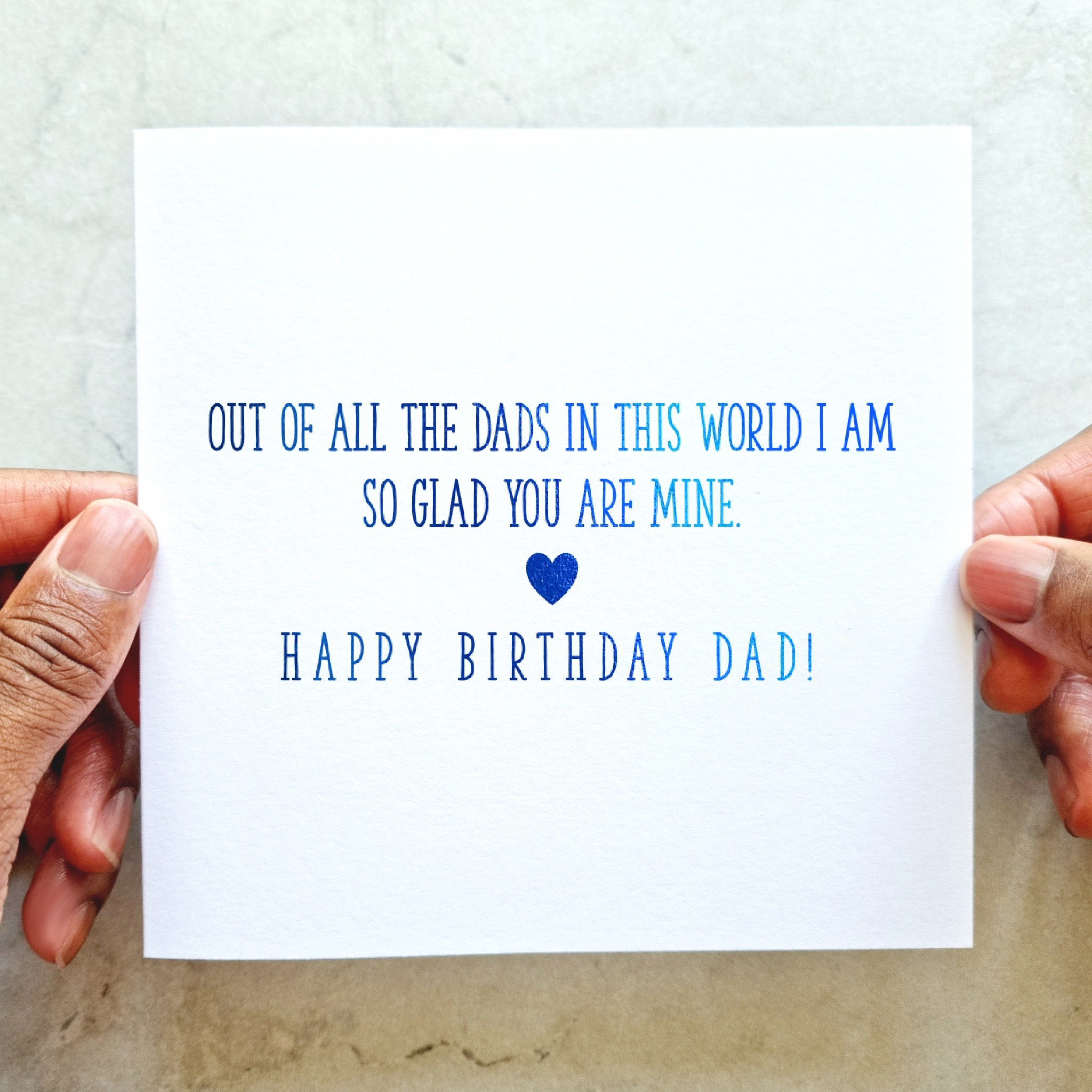 Birthday Card Messages For Dad