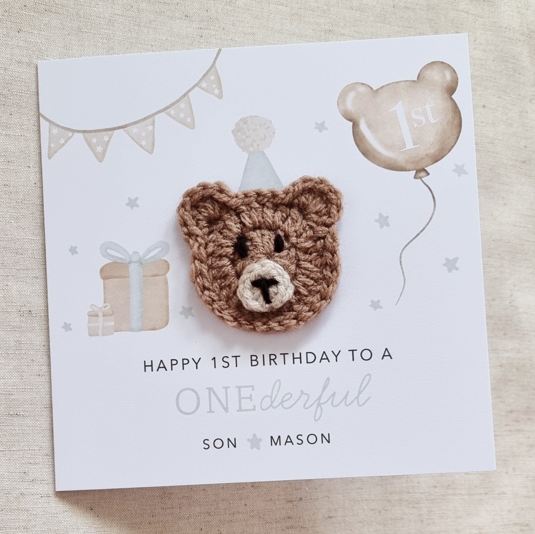 Teddy Bear Handmade Birthday Cards