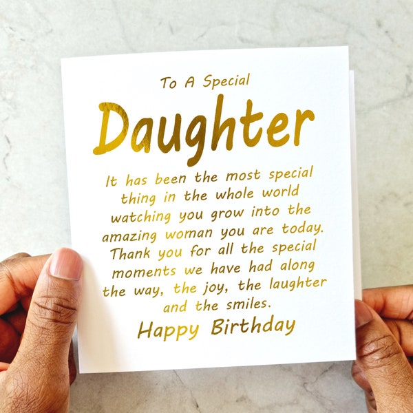 Daughter Birthday Card - Etsy