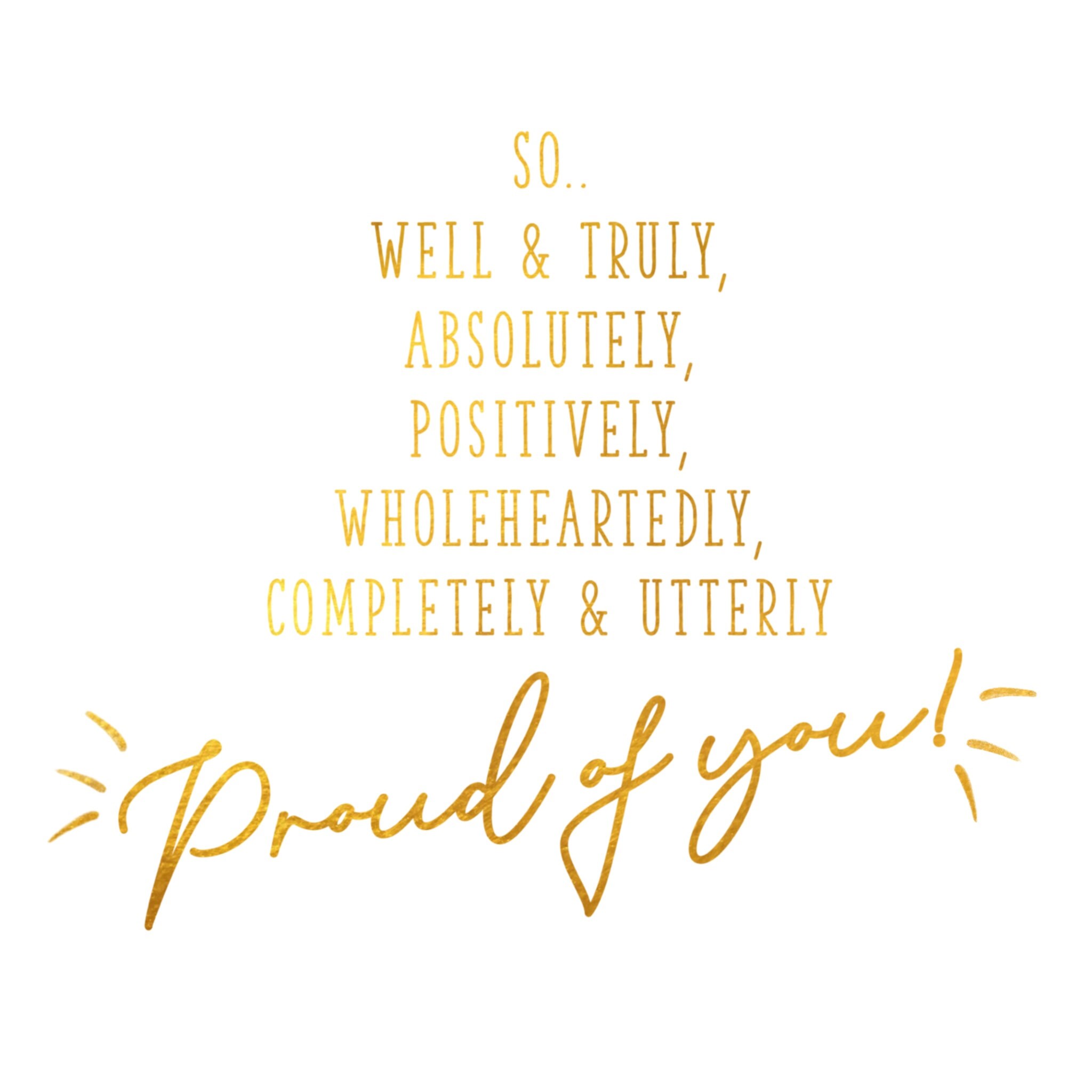 So Proud of You Card Congratulations Card Congrats Card - Etsy UK