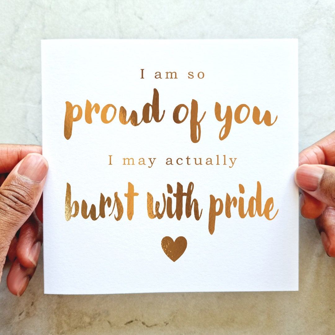 I'm so Proud of You - Congratulations Card - University Graduation Card ...