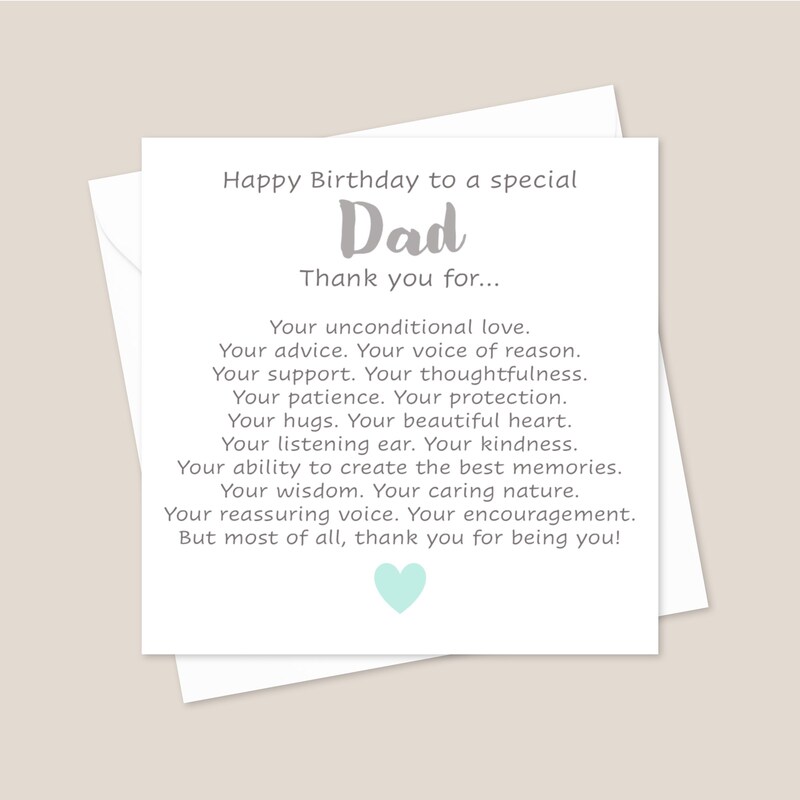 Dad Birthday Card - Etsy