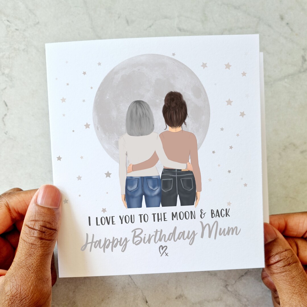 Personalised Mum Birthday Card - Birthday Card for Mum - Printed Mum ...