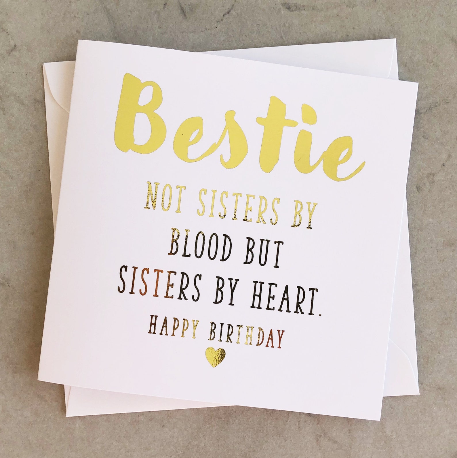 Bestie Birthday Card - Birthday Card for Best Friend - Birthday Card ...