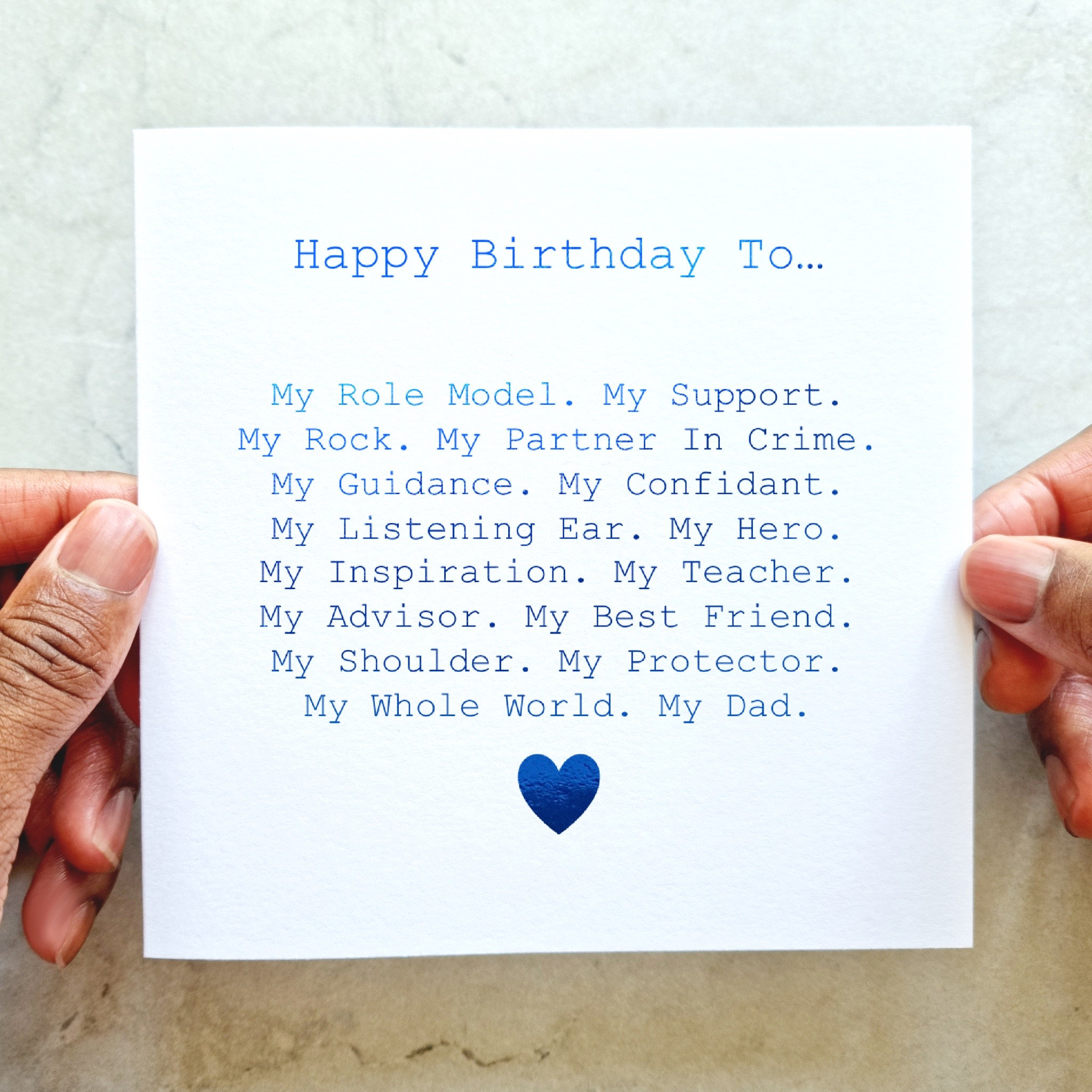Dad Birthday Card - Birthday Card for Dad - Birthday Card for Him ...