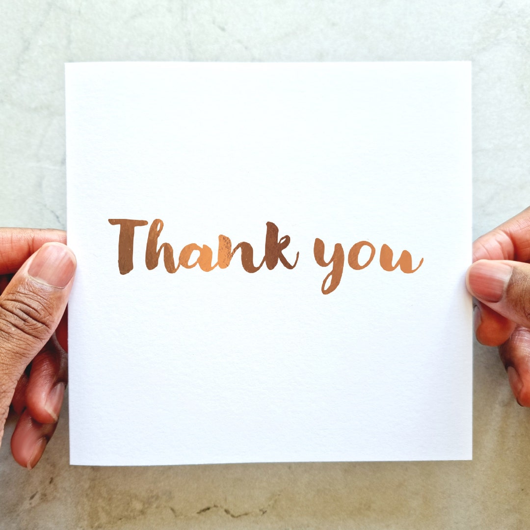 Simple Thank You Card - Gratitude Card - Supportive Card - for Mum ...