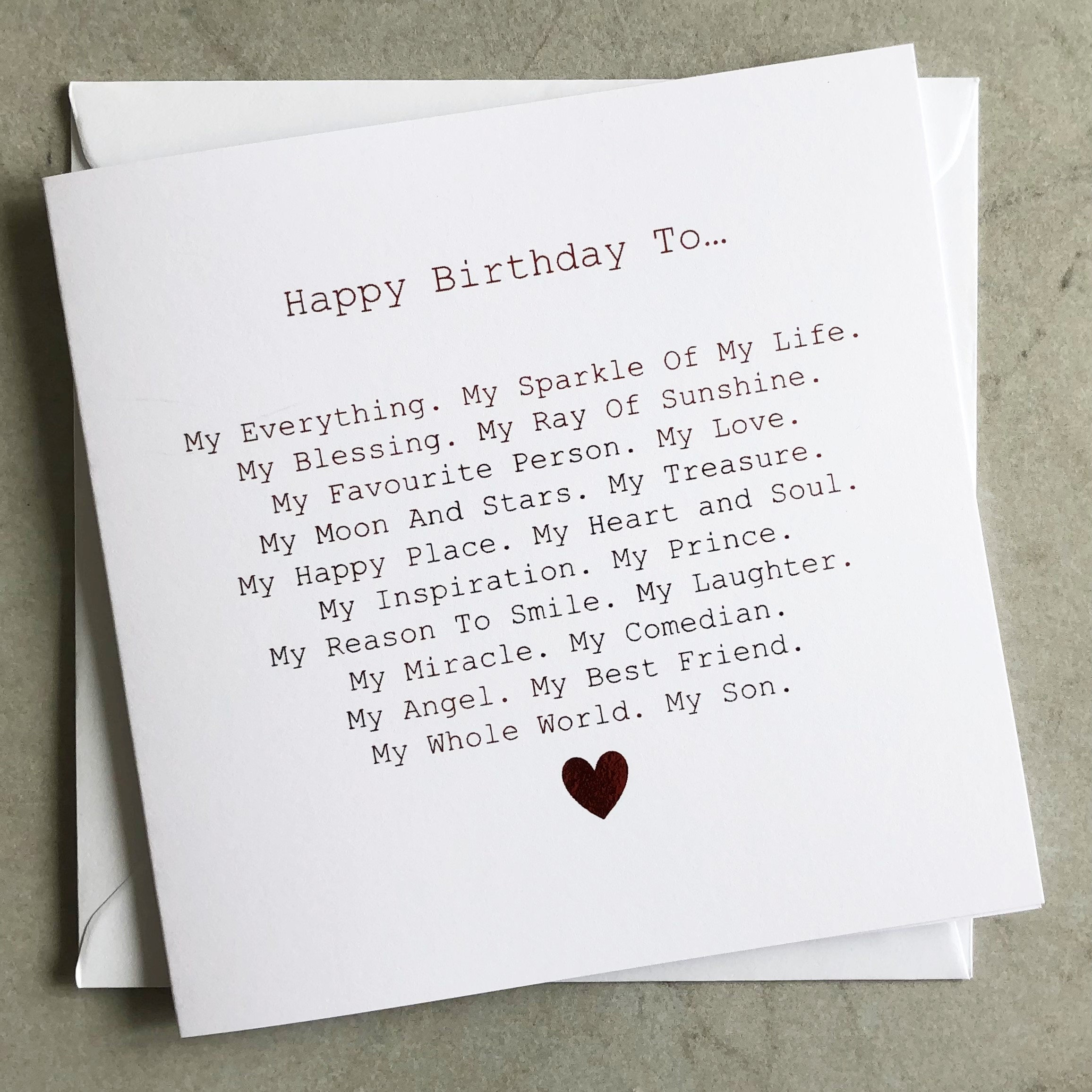 Son Birthday Card Birthday Son Card Birthday Card For Son Etsy UK Son Birthday Card Birthday Son Card Birthday Card For Son Etsy UK