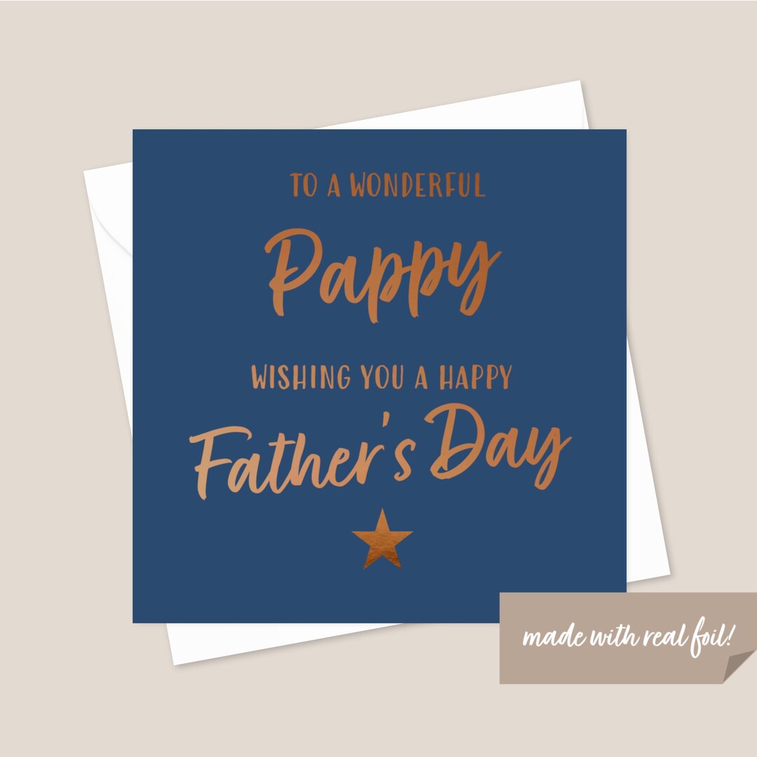 Pappy Fathers Day Card - Cute Card for Fathers Day - Father’s Day Card ...