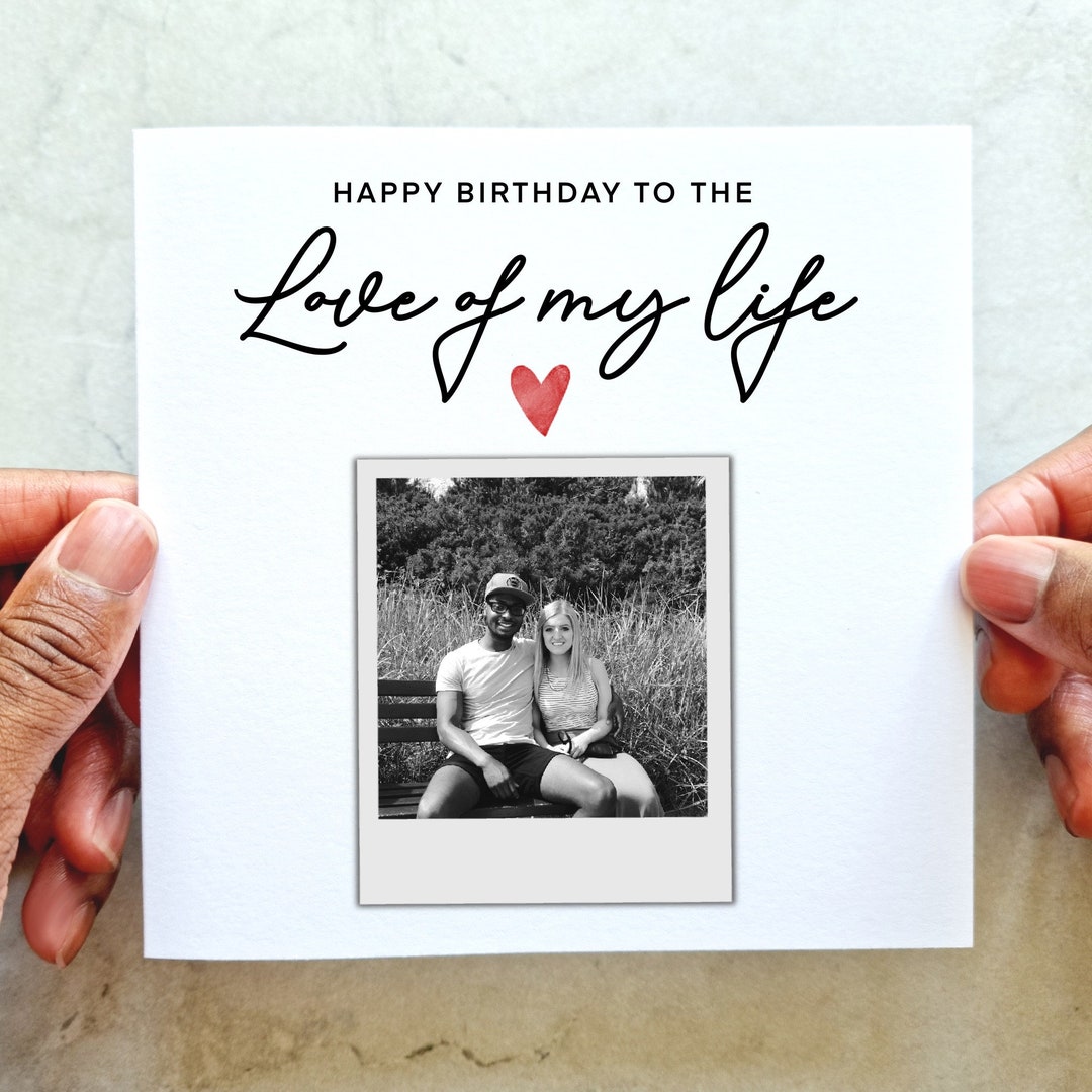 Personalised Photo Birthday Card - Add Your Own Photos Card - Birthday ...