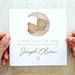 Personalised Thank You for New Grandson Printed Card - Baby Grandson ...