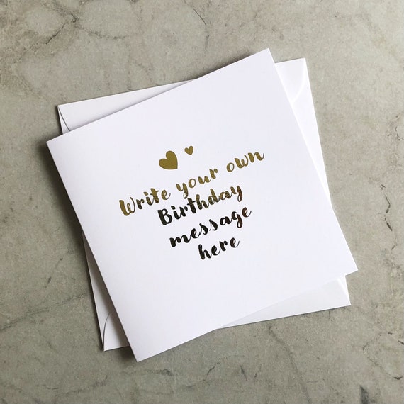 Make Your Own Birthday Card Quotes