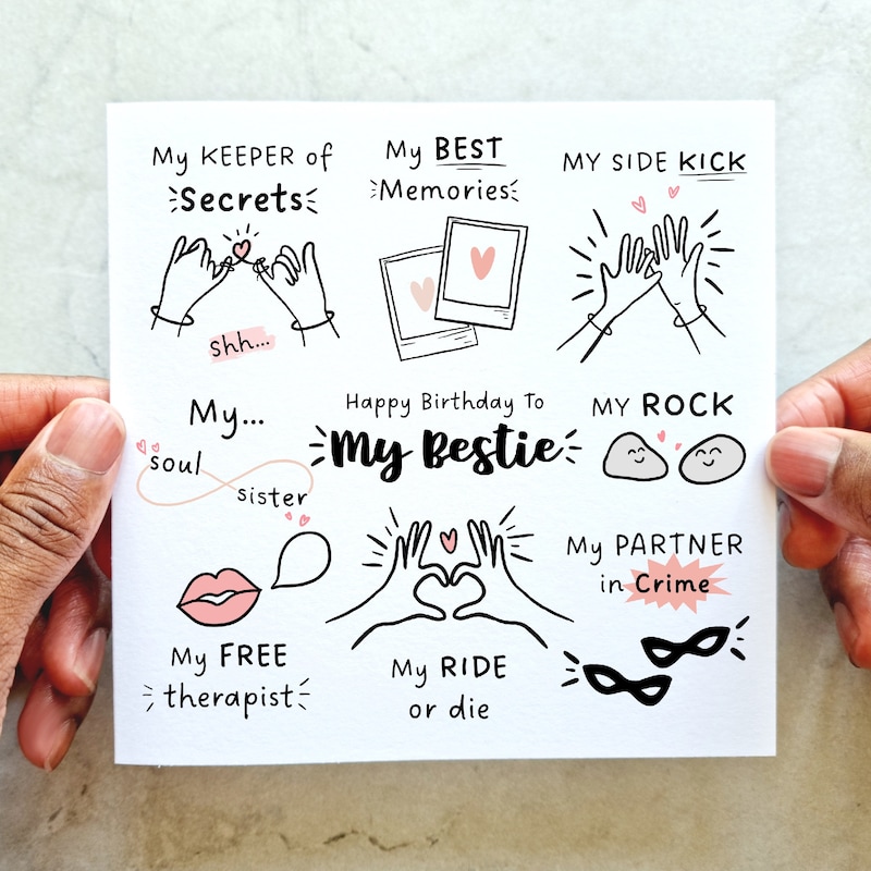 Best Friend Cards - Etsy