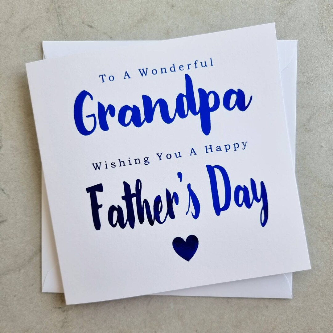 Grandpa Father's Day Card - Grandpa Fathers Day Card - Father’s Day ...