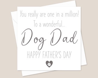 Fathers Day Card From the Dog, Dog Dad Father's Day Card, Dog Dad ...