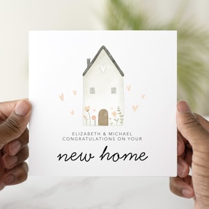 Personalised New Home Card - New Home Gift - Congratulations on Your ...