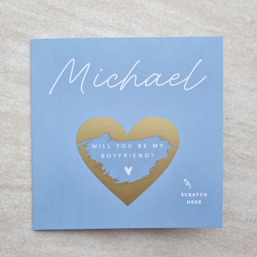 Personalised Will You Be My Boyfriend Card - Proposal Card for ...