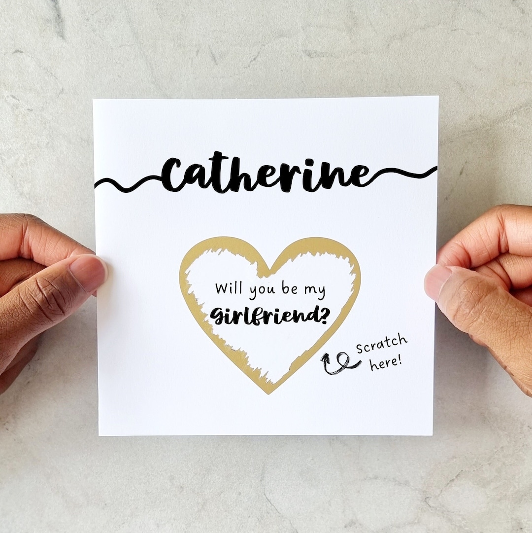 Will You Be My Girlfriend Card - Will You Be My Boyfriend Card - Any ...