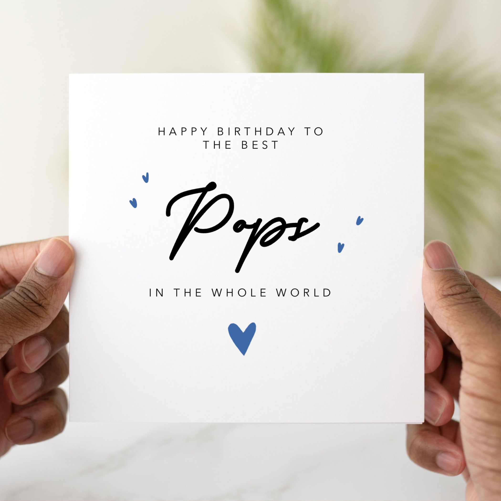 Pops Birthday Card - Birthday Card for Pops - to the Best Pops in the ...