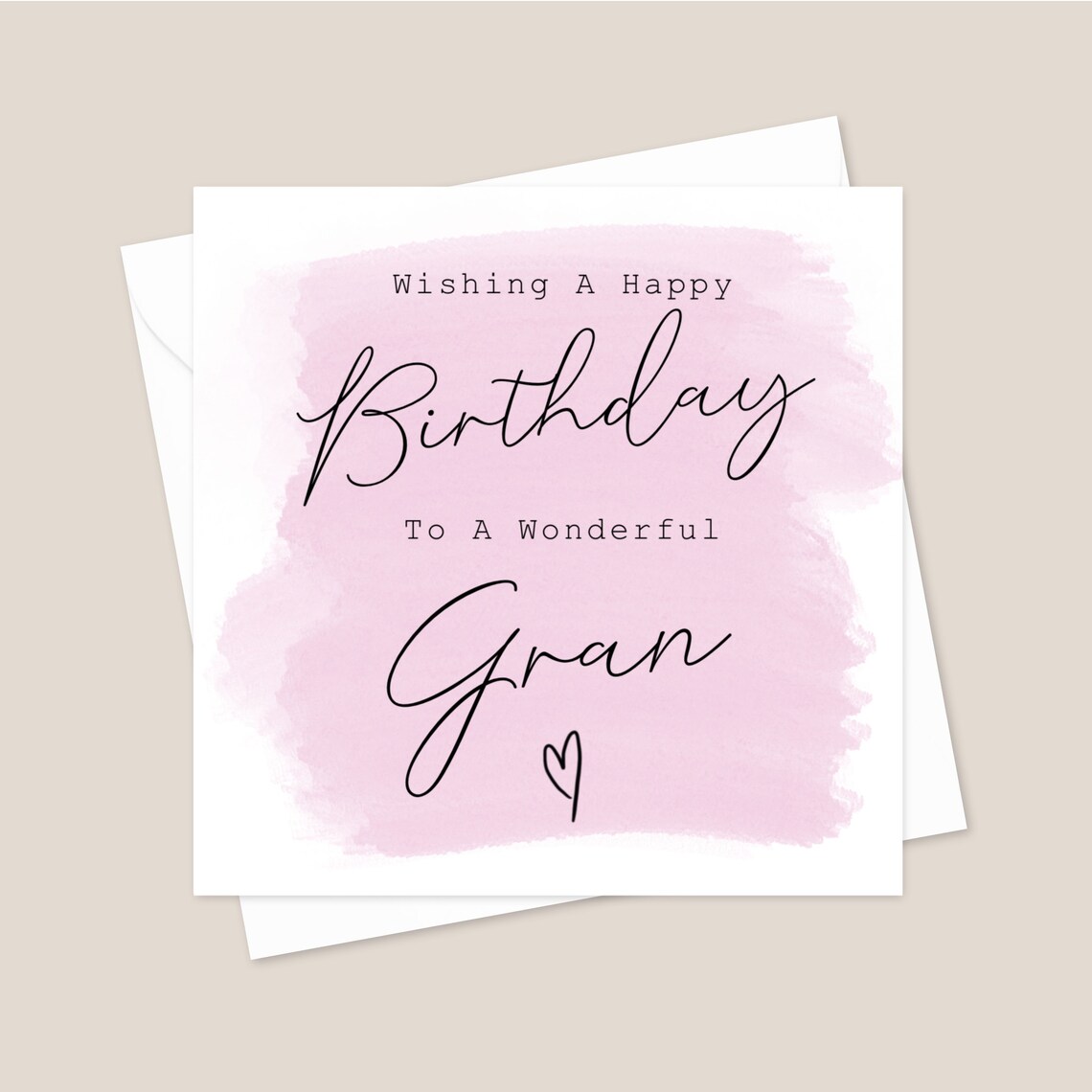 Printed Gran Birthday Card - Birthday Card for Gran - Special Birthday ...