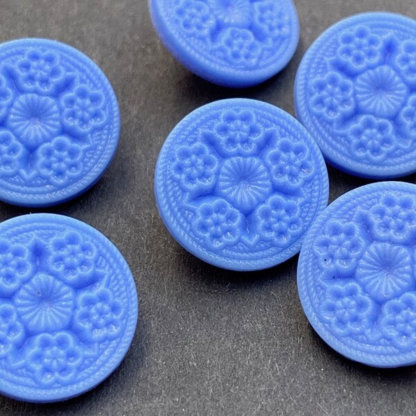 Antique Glass Buttons - Etsy