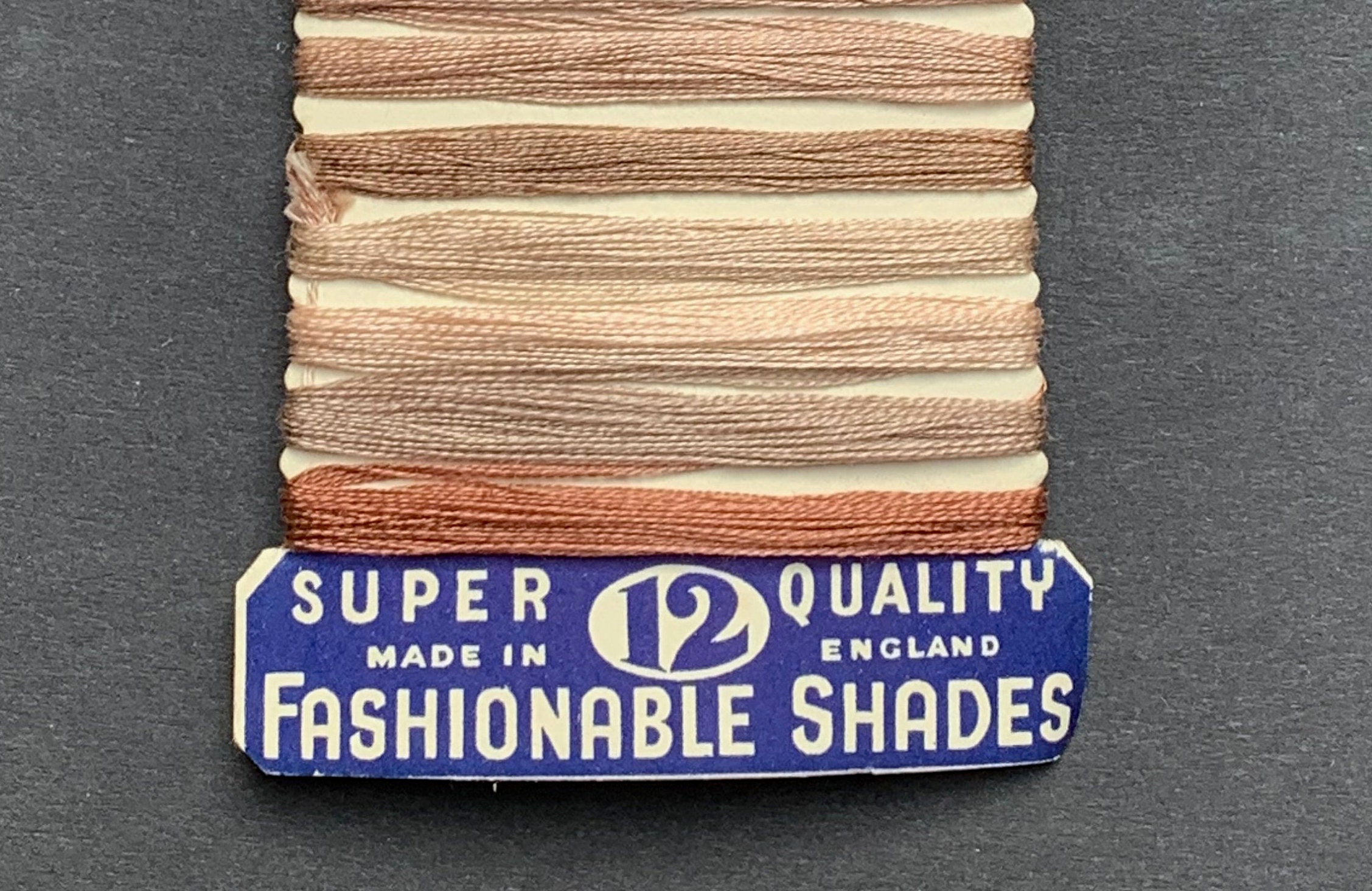Vintage Cotton Darning Thread Card 12 Shades Old Shop Stock | Etsy