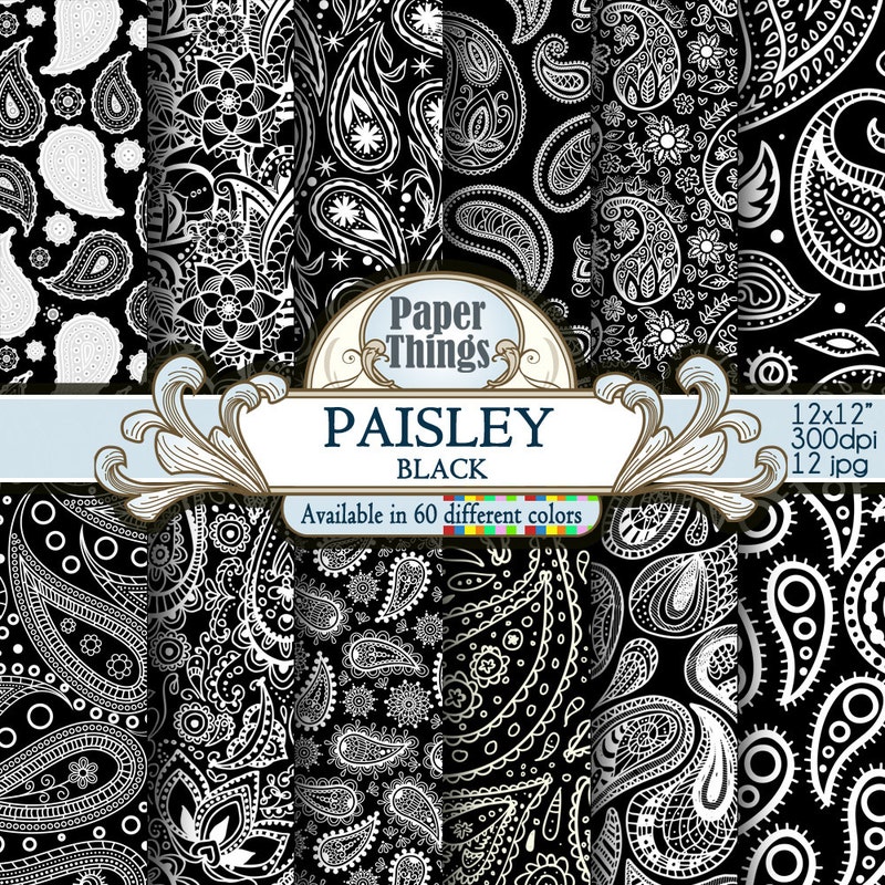 Paisley Paper - Etsy