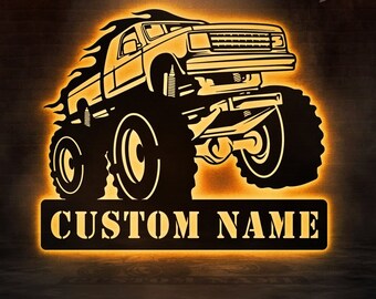 Monster Led Sign - Etsy