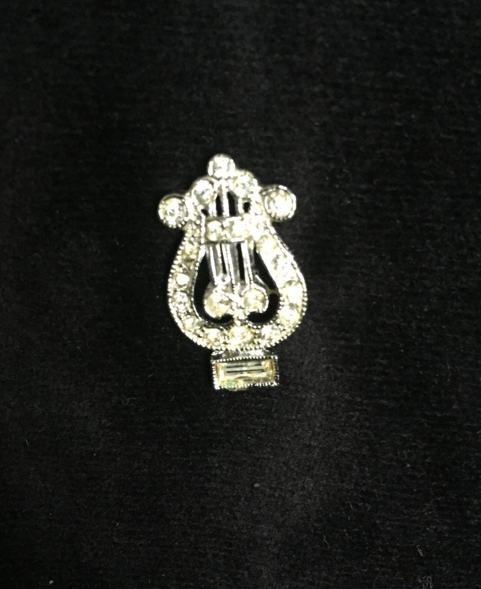 Harp Lapel Pin by ORA - Etsy