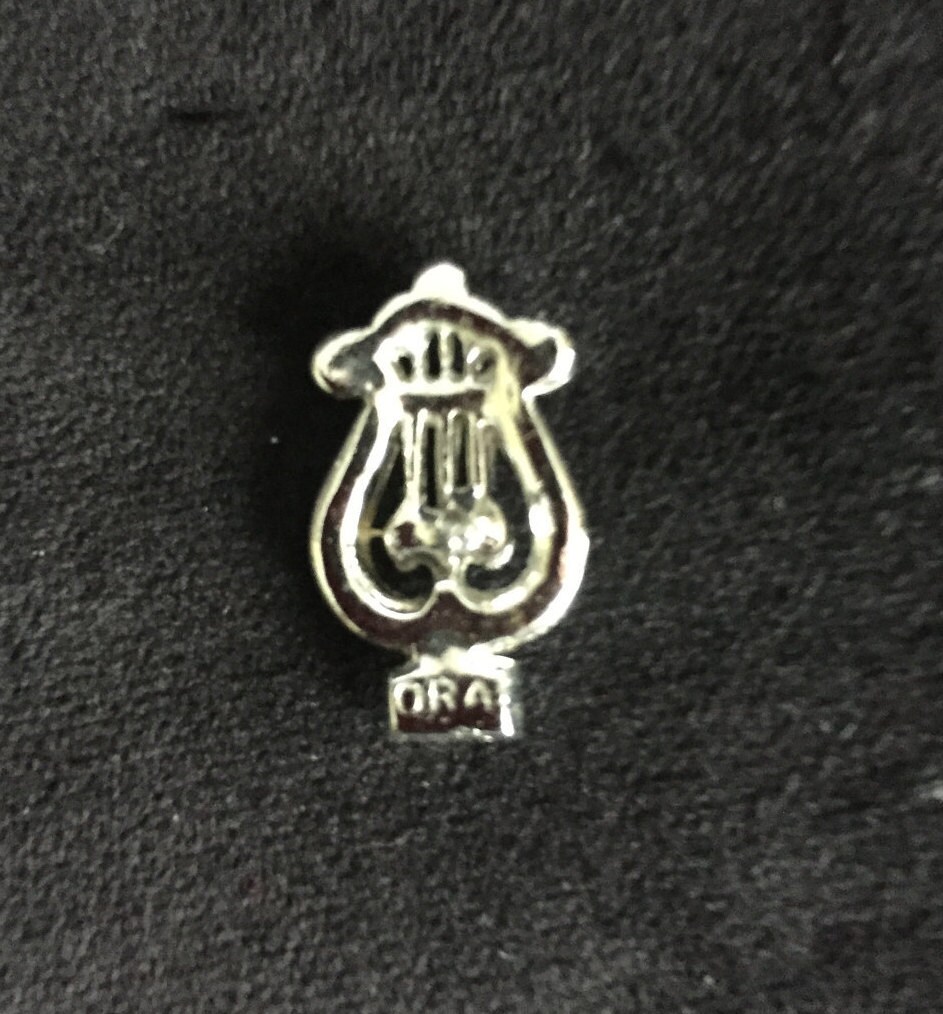 Harp Lapel Pin by ORA - Etsy
