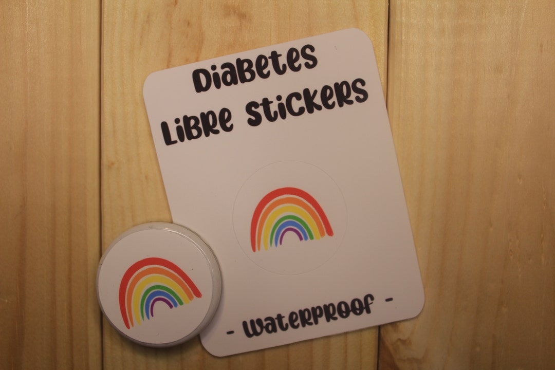 Diabetes Freestyle Libre Sticker Rainbow - Etsy