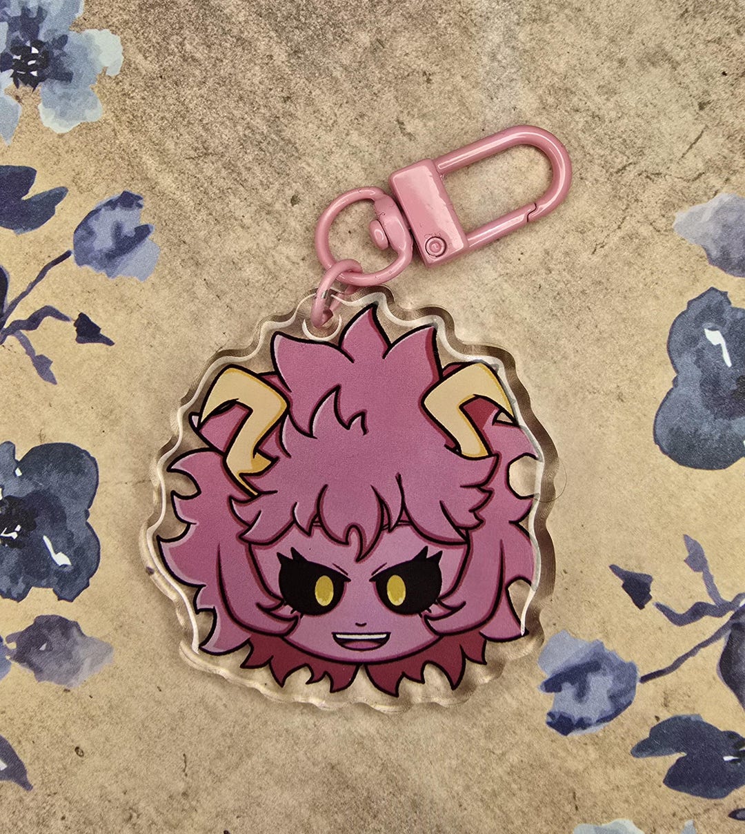 MHA Mina Ashido Keychain - Etsy