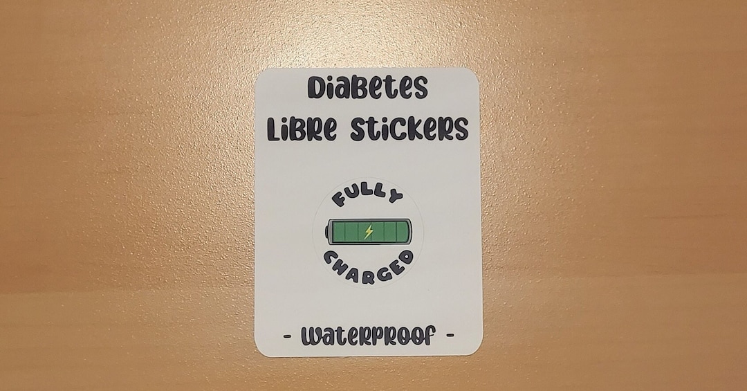 Diabetic Freestyle Libre Sticker Pack Fully Charged - Etsy