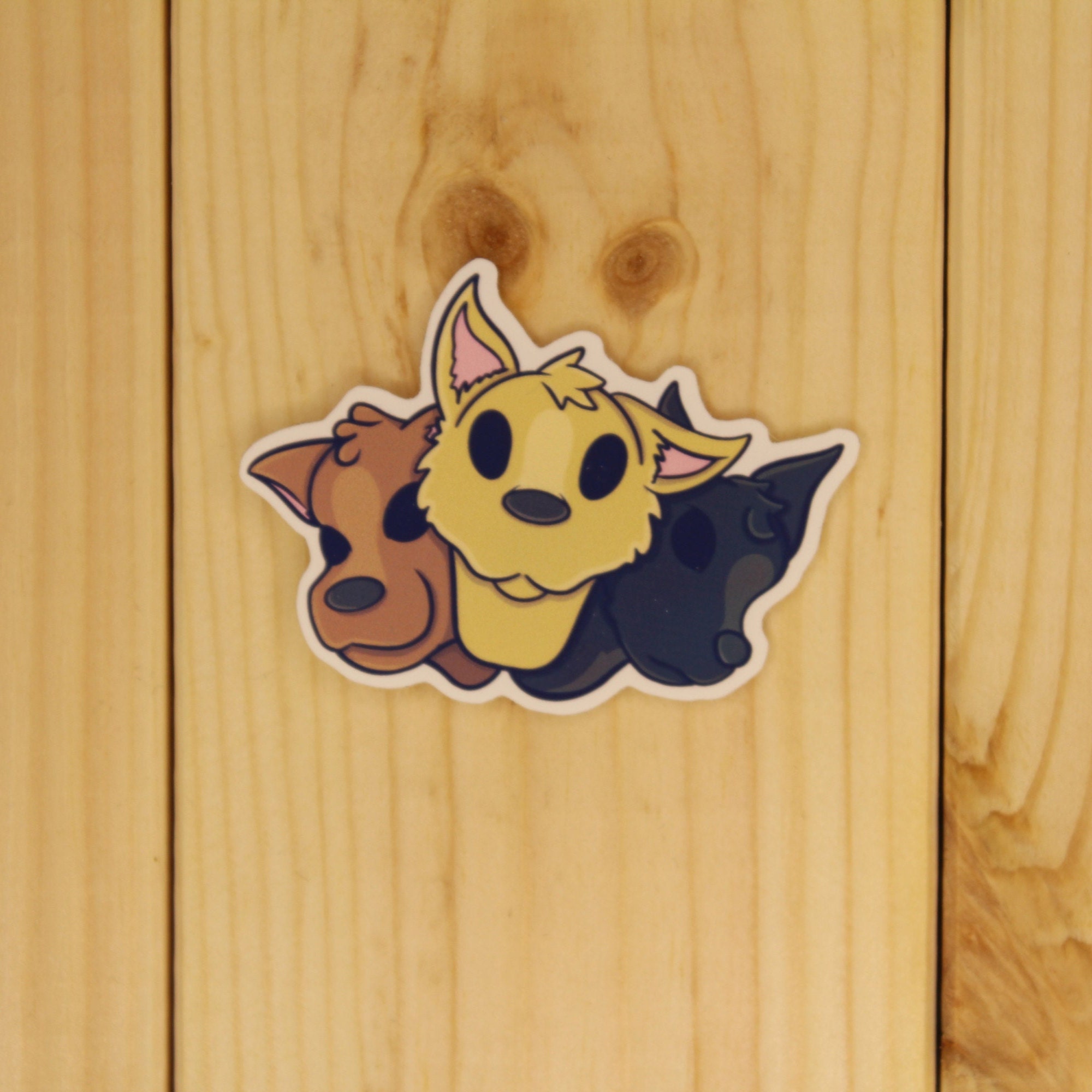 Cute Cerberus Stickers - Etsy