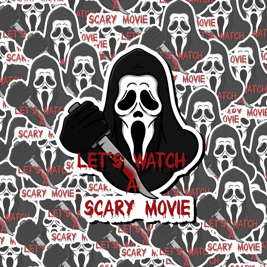 Ghostface Character Sticker - Etsy