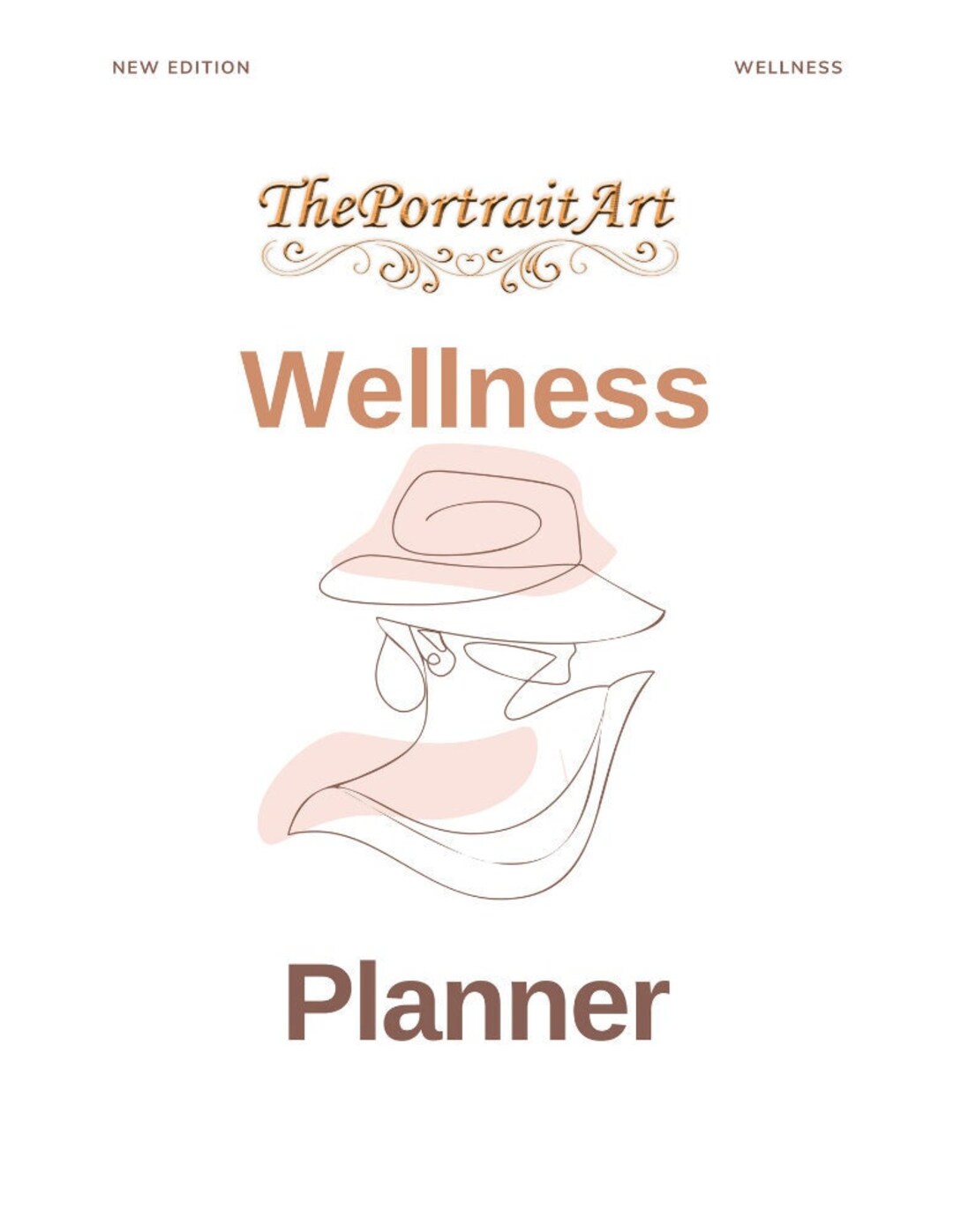 Planner for Wellness and Self Care Digital Health Tracker for Self or ...